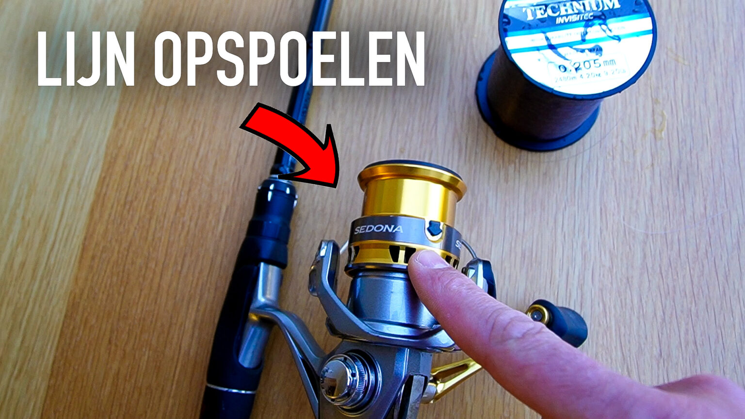 VIStip: lijn opspoelen